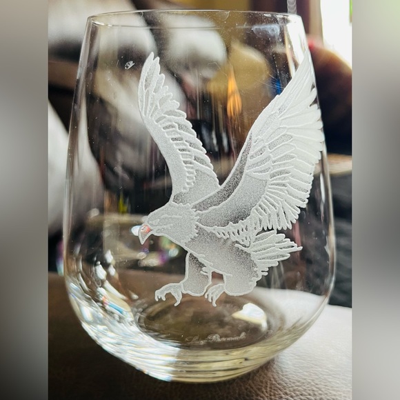 Luigi Bormioli | Dining | Luigi Bormioli Signed Coyle Etched Eagle ...